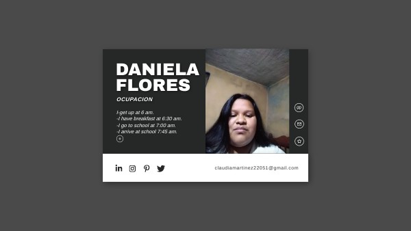 DANIELA 1°5 TARJETA PERSONAL III | Genially