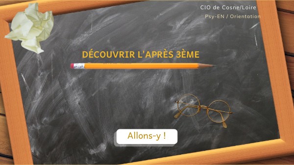 Orientation 3eme | Genially