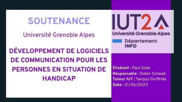 Soutenance | Genially