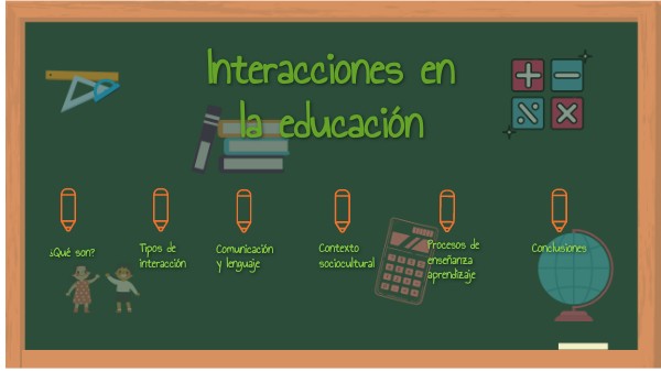 Interacciones en la educación
