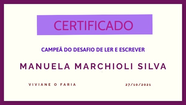 CERTIFICADO MANUELA