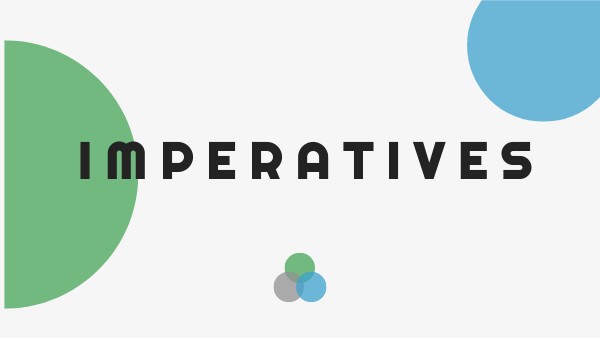 IMPERATIVES | Genially
