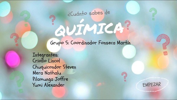 Compuestos Químicos | Genially