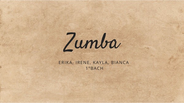 Zumba | Genially