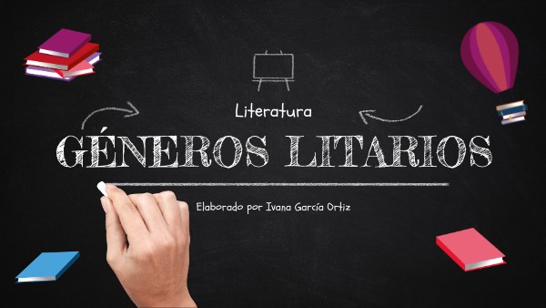 PRESENTACIÓN GÉNEROS LITERARIOS