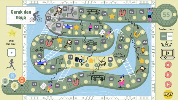 Permainan Ular Tangga Level 1 | Genially