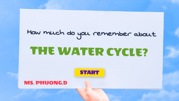 Up 6 - U4 L4 - The water cycle | Genially