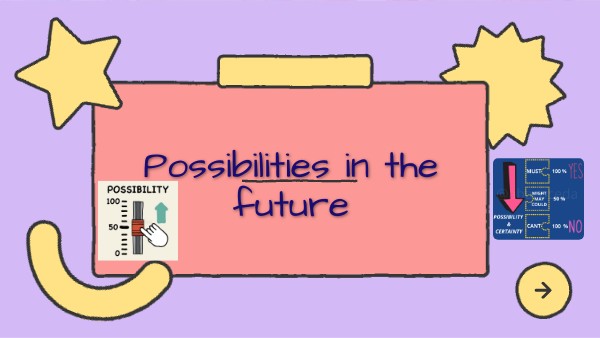 Possibilities in the future