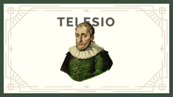 Telesio | Genially