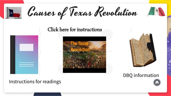 Causes of the Texas Revolution
