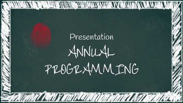 Annual programming presentation