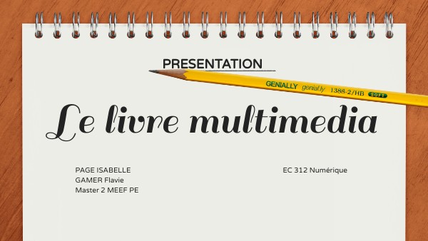 NOTEBOOK PRESENTATION | Genially