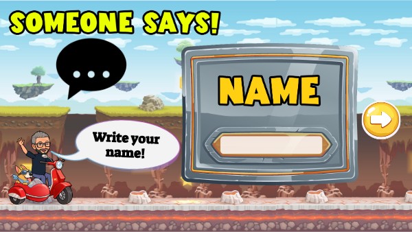 SOMEONE SAYS GAME...