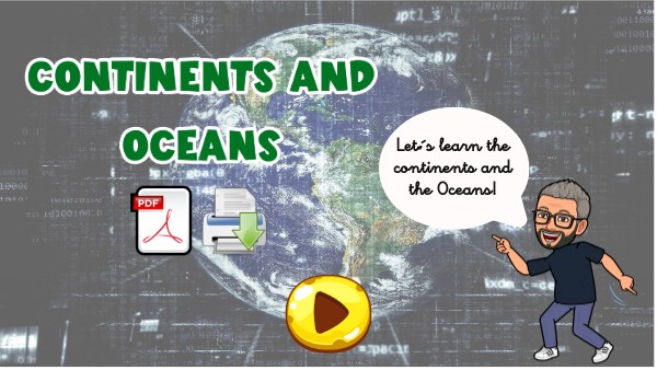 Continents and Oceans | Genially