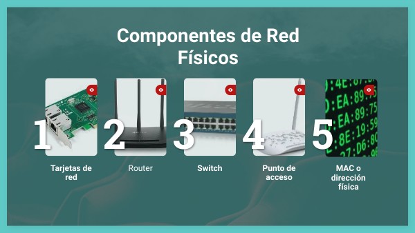 Componentes de Red Físicos | Genially