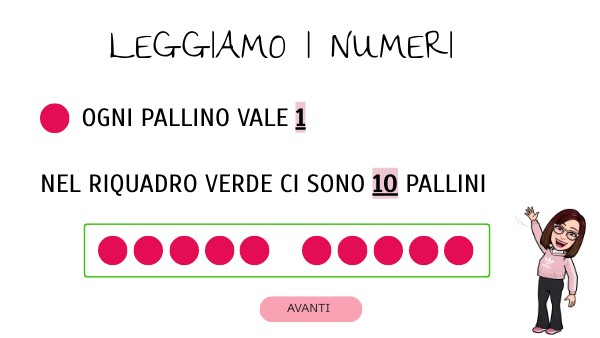 cl. 1 lettura numeri | Genially