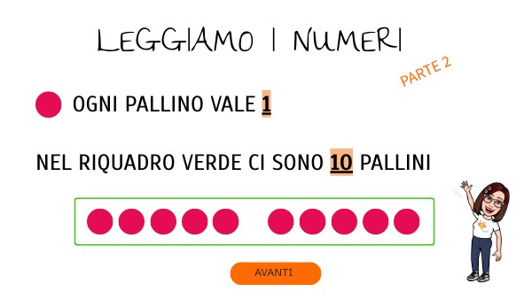 cl. 1 lettura numeri 11-20 | Genially