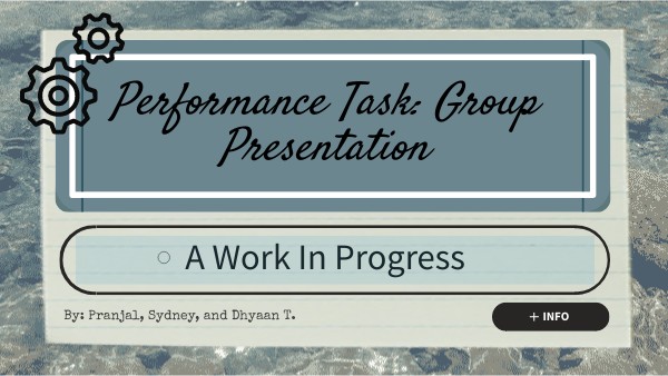 Performance Task | Genially