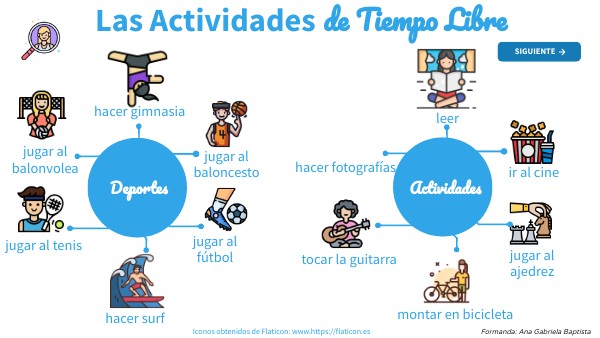 Las actividades de tiempo libre