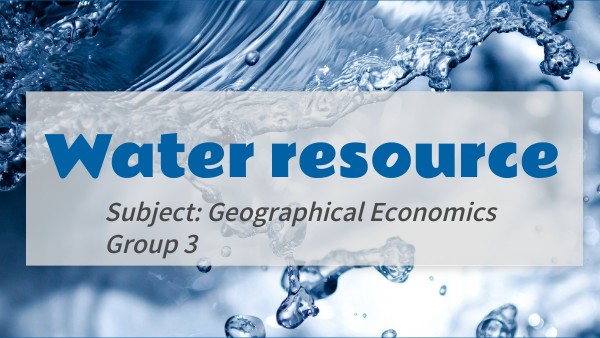 WATERY PRESENTATION | Genially