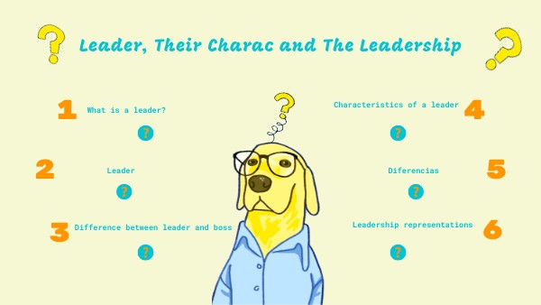 Leader, his character and leadership | Genially
