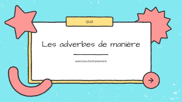 Adverbes de manière | Genially