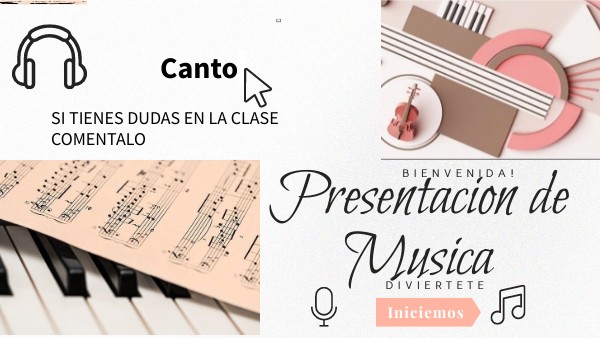 PRESENTACIÓN de CANTO | Genially
