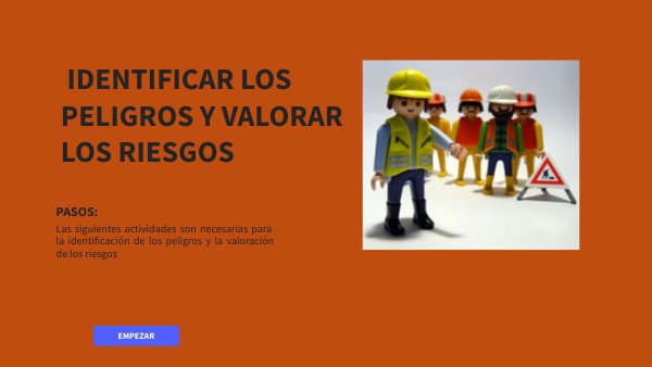 Pasos Para la Identificación y valoración del riesgo