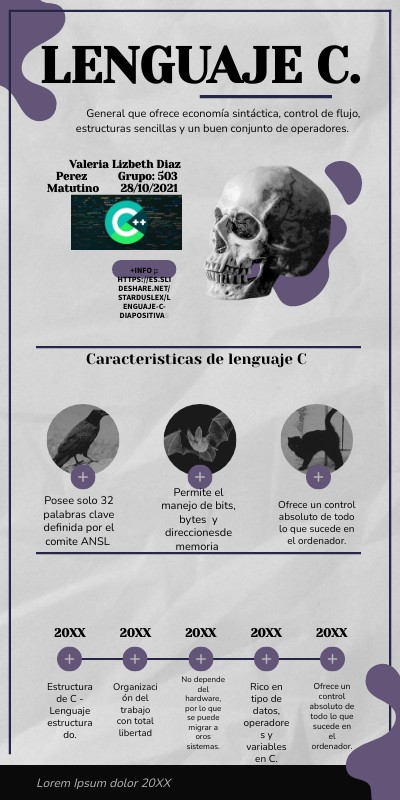 Infografía LENGUAJE C | Genially
