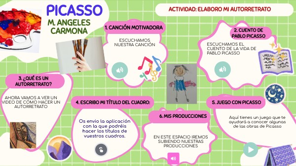 PICASSO: ELABORO MI AUTORRETRATO | Genially