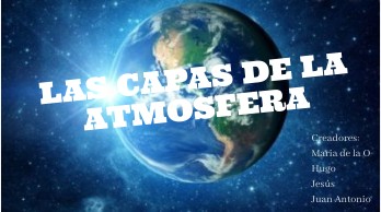Capas de la Atmosfera. | Genially