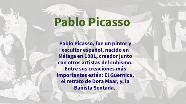 Pablo Picasso | Genially