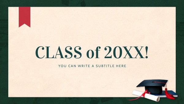 GRADUATION SLIDESHOW