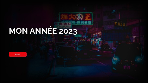 Mon année 2023 | Genially