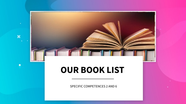 PROJECT: A BOOK LIST | Genially