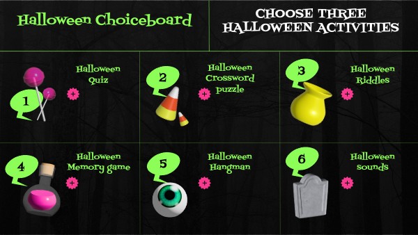 Copia - Halloween choiceboard | Genially