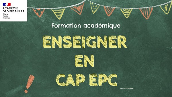 Enseigner en CAP EPC
