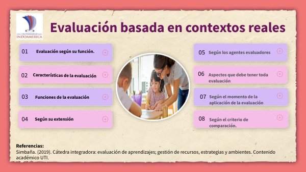 Evaluación basada en contextos reales | Genially