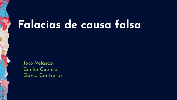Falacias de causa falsa