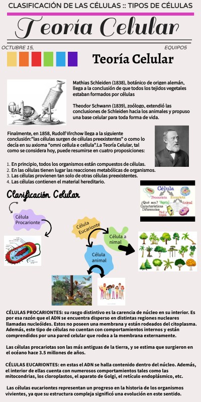 TEORÍA CELULAR EQUIPO 5 | Genially