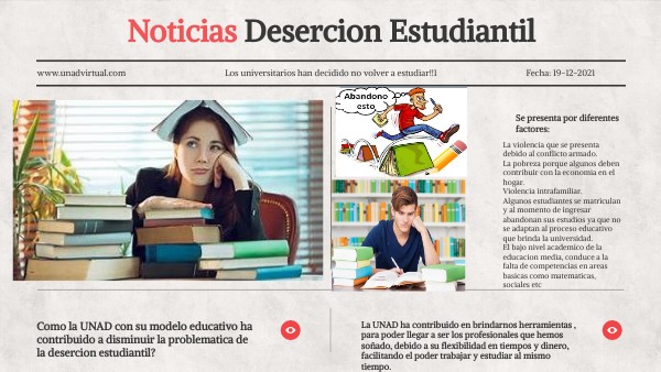 La Deserción Estudiantil | Genially