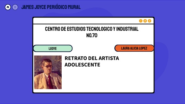 PERIODICO MURAL JAMES JOYCE