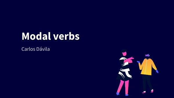 Modal verbs | Genially