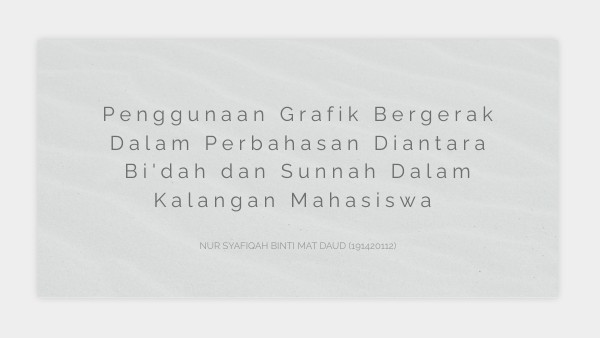 PROPOSAL TAJUK fyp1 | Genially