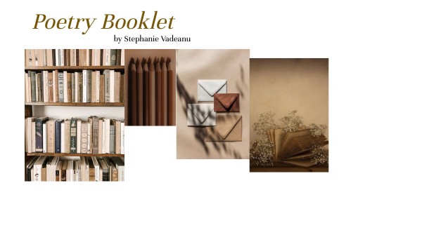 POETRY BOOKLET