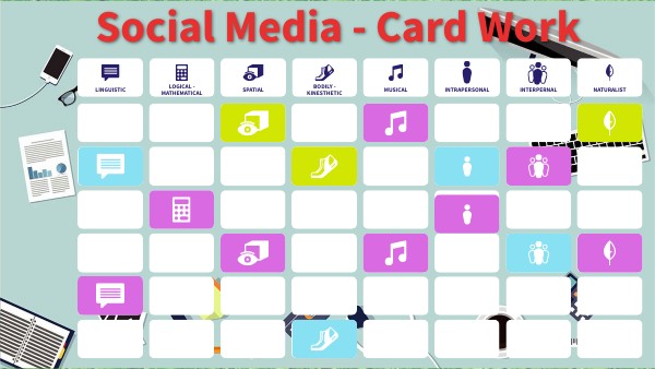 Social Media - card Work | Genially