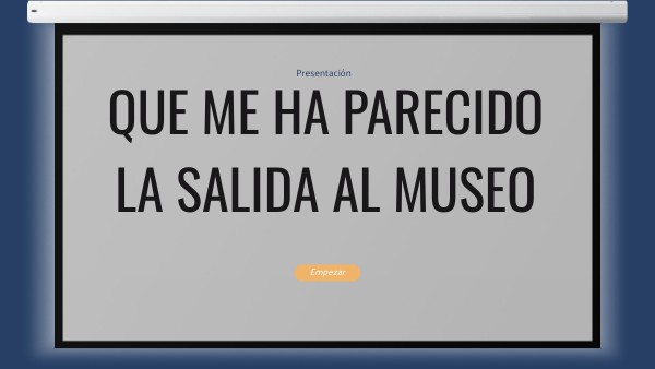 Salida al museo de las ciencias