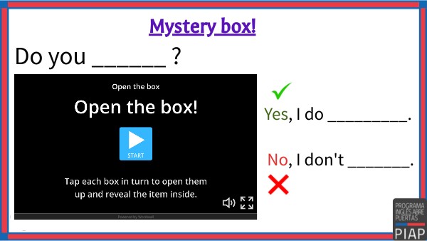 Mystery Box | Genially