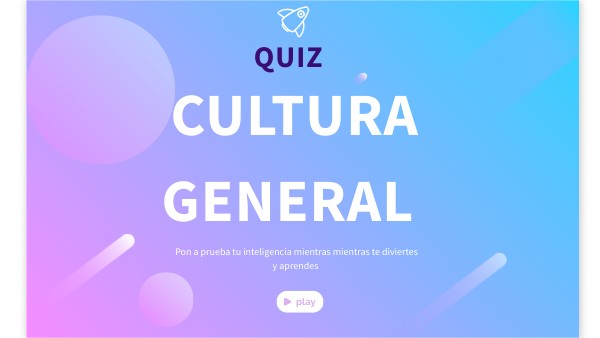 QUIZ ELEGANTE | Genially
