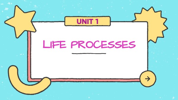 UNIT 1- LIFE PROCESSES | Genially